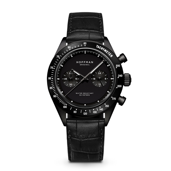 HOFFMAN Racing 40 All Black | Chronograph - Sports watch – LT MENA